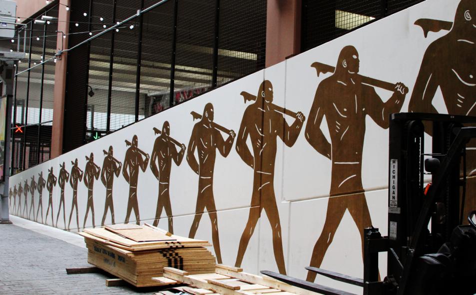 The Belt, an art-filled alley, unveiled in downtown Detroit